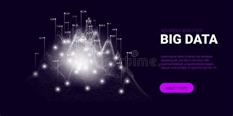 Big Data Stream Concept Business Analytics Stock Vector