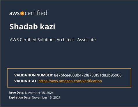 Shadab Kazi On Linkedin Aws Awscertified Cloudcomputing