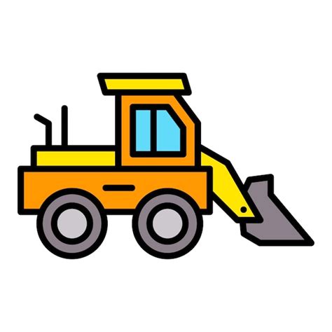 premium vector loader truck icon