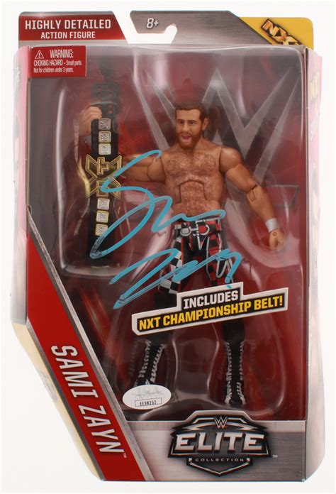 Sami Zayn Signed WWE NXT Collection Action Figure JSA COA Pristine