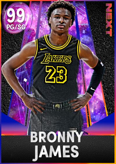 Nba 2k22 2kdb Custom Card Bronny James