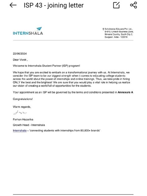Hello Connections Im Thrilled To Share That Ive Recently Joined Internshala As Isp