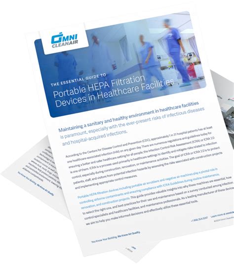 The Essential Guide To Portable Hepa Filtration Devices In Healthcare