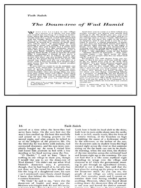 The Doum Tree Of Wad Hamid Pdf