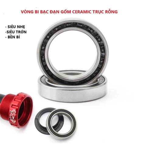 Vòng bi bạc đạn xe đạp trục rỗng Bi Gốm Ceramic siêu nhẹ Lazada vn