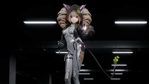 Share A Character Mmd That I Like Very Much Her Name Is Shiro Rmmd