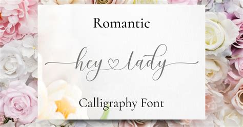 Hey Lady Script Modern Font MasterBundles