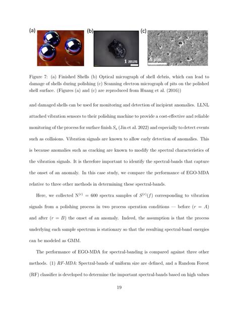 unsupervised spectral band feature identification for optimal process