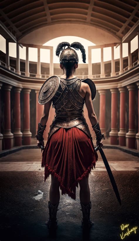 Gladiator Girl By Dankushagi On Deviantart