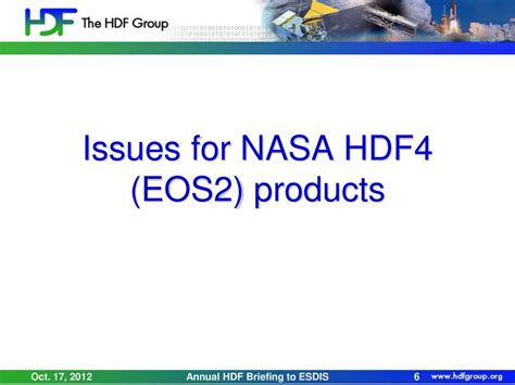 hdf support for nasa data producers ppt download