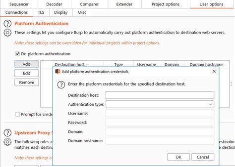 Key Configuration Options Portswigger