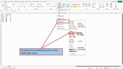 How To Use Conditional Formatting Traffic Lights In Excel Marks Excel Tips