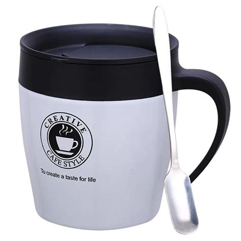 380 мл двойные стенки из нержавеющей стали термосы для автомобиля Термокружка для путешествий