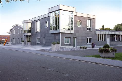 Symmetrical Cladding With Exposed Fastening Rathscheck Schiefer
