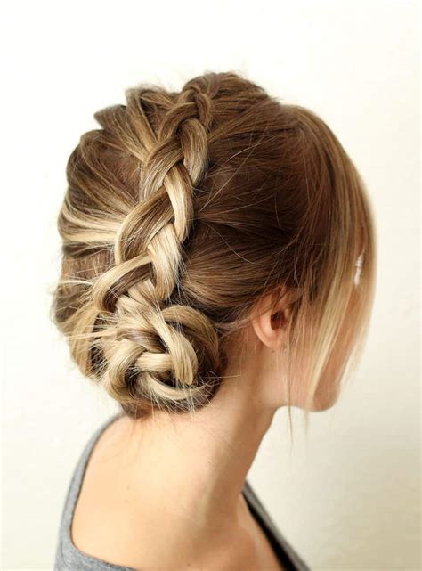 Messy Braid Updo Tutorial