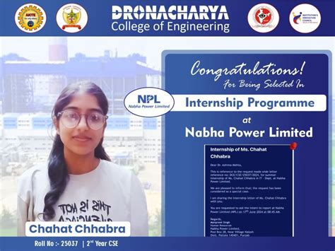 Dronacharya College Of Engineering On Linkedin Congratulations