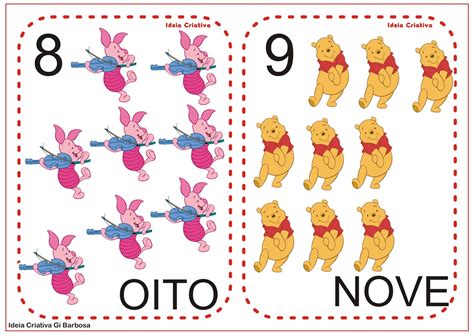 Numerais Para Imprimir Turma Do Pooh