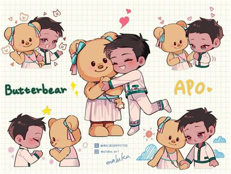 ปักพินโดย Nui โปโป ใน การ์ตูนอาโป การวาดคาแรคเตอร์