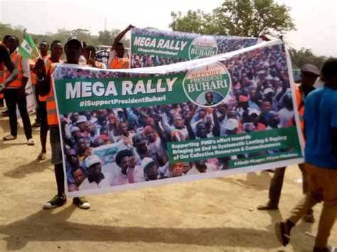 Photos Mega Rally Held In Abuja In Support Of President Buharis