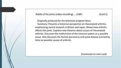 Cataloging Video Formats Pptx