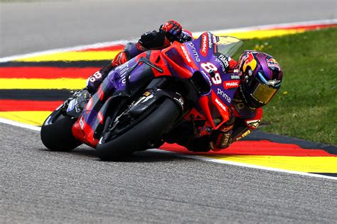 Martin vince la Sprint Race del GP Germania Bagnaia parte bene ma è