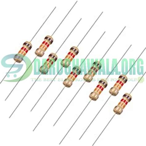12k Ohm 1 4 Watt 5 Carbon Film Resistor Through Hole In Pakistan