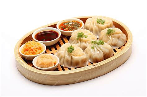 Premium Ai Image Chinese Dim Sum Delight Isolated On White Background