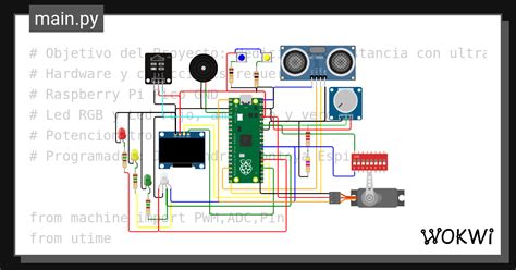 Raspberry Pico HCSR SSD RGB ADCPOT Wokwi ESP STM Arduino Simulator