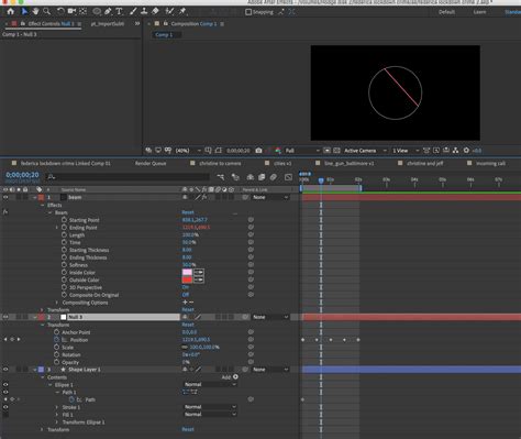 Animation Animating An End Of A Line Along A Path In After Effects Video Production Stack
