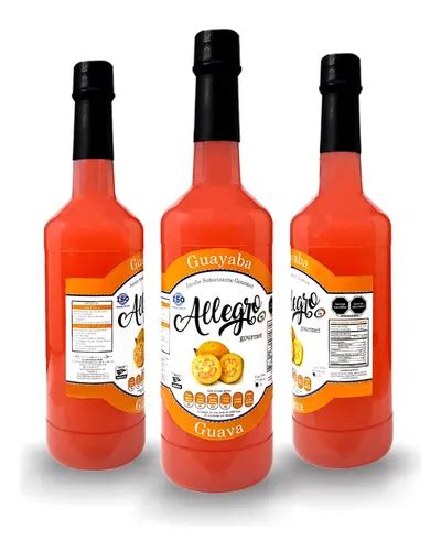 Jarabe Saborizante Sabor Guayaba 1 Lt Allegro Ingredients Meses Sin Interés