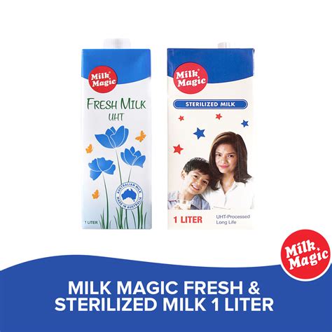 Milk Magic Fresh And Sterilized Milk 1 Liter Nutritious Healthy
