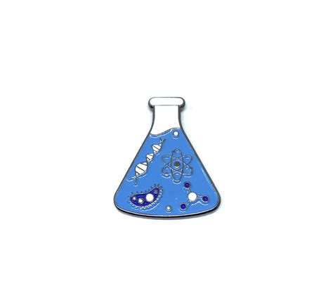 Microscope Beaker Enamel Pin Finox