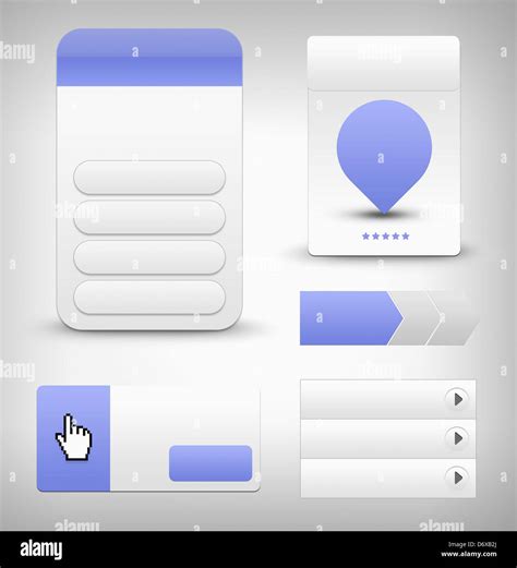 Different Memo Tag Design In Blue Stock Photo Alamy