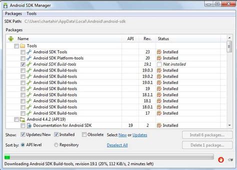 Android Sdk Build Tool Multiple Versions Stack Overflow