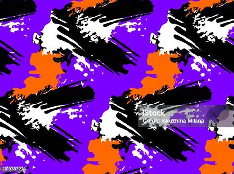 Latar Belakang Artistik Abstrak Dengan Blot Berwarnawarni Ilustrasi