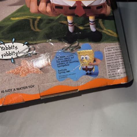 Spongebob Squarepants Babbling Plush Toy 2000 Mattel Nib Mattel 55946
