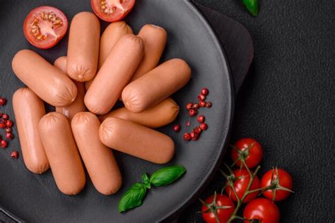 Premium Photo Delicious Fresh Vegetarian Sausage Or Sausage Made From