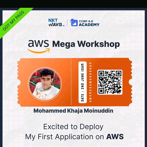 Mohammed Khaja Moinuddin On Linkedin Awsmegaworkshop Nxtwave