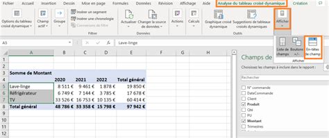 Excel Disposition du tableau croisé dynamique May6 C est possible