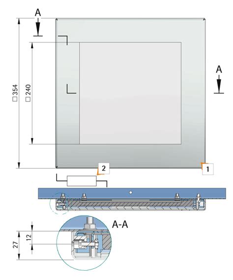Panel-LED 300x300 W