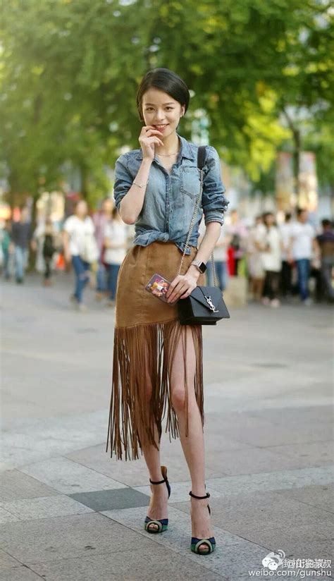 Chinese Street Style 2015 Hangzhoushanghai Fashion 中国街拍 2015 2016