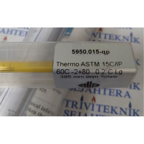 Jual Termometer Kaca Pengukur Suhu 2 To 80c Thermometer Glass Astm