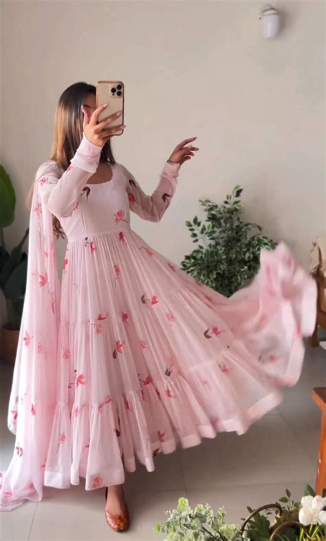Latest Floral Gown Look Simple Frock Design Long Frock Designs Fancy Dresses Long