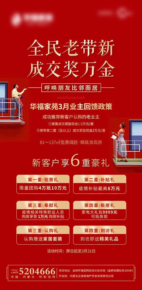 红金大气房地产开盘海报psd广告设计素材海报模板免费下载 享设计