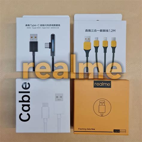 Realme Type C Usb Cable W Type C Usb Game Cable With L Elbow In Data Cable Support Multi