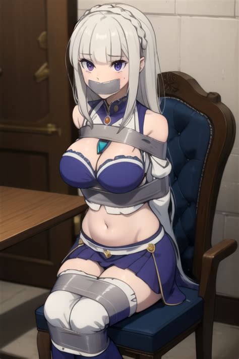 Emilia Tied Up and Gagged 5 by Thy0809 on DeviantArt