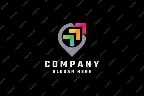 Premium Vector Move Location Logo