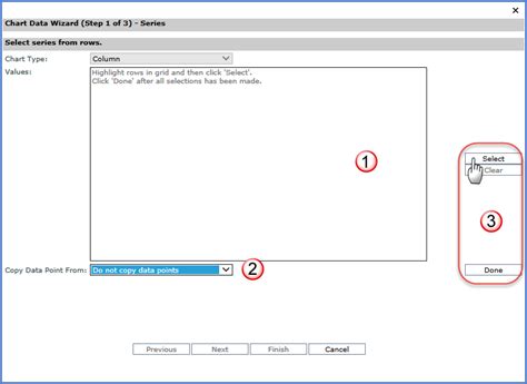 Help Chart Data Wizard Window