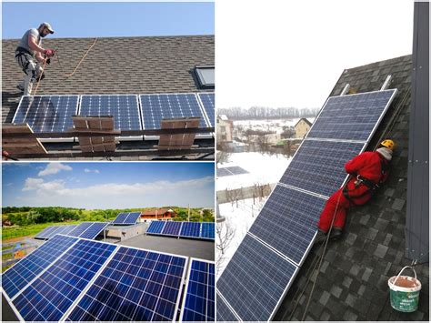 Схема монтажа солнечных панелей на крыше своими руками