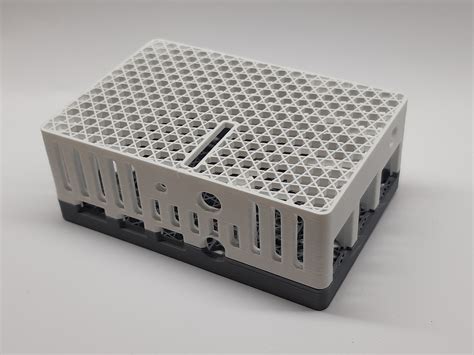 Raspberry Pi 4B Case With Cooling Fan Power Button LED External I O Connector And Pi Camera